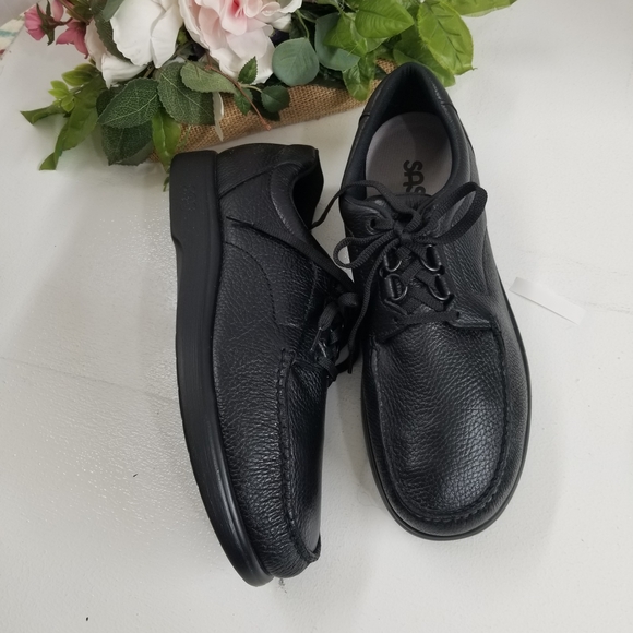 SAS | Shoes | Sas Mens Black Leather Shoes | Poshmark